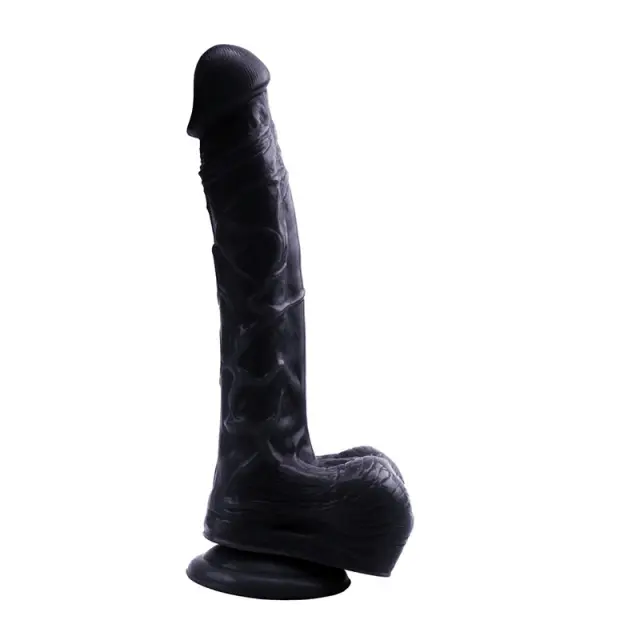 Leviathan Dildo, Crni, 25 cm