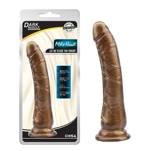 Mike Hawk Dildo, Zlatni, 22 cm