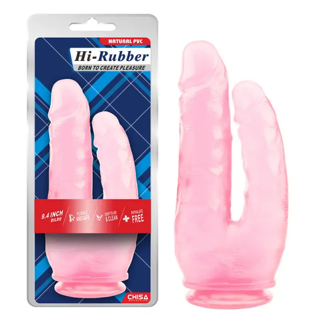 Dildo za duplu penetraciju, Roze 25 cm