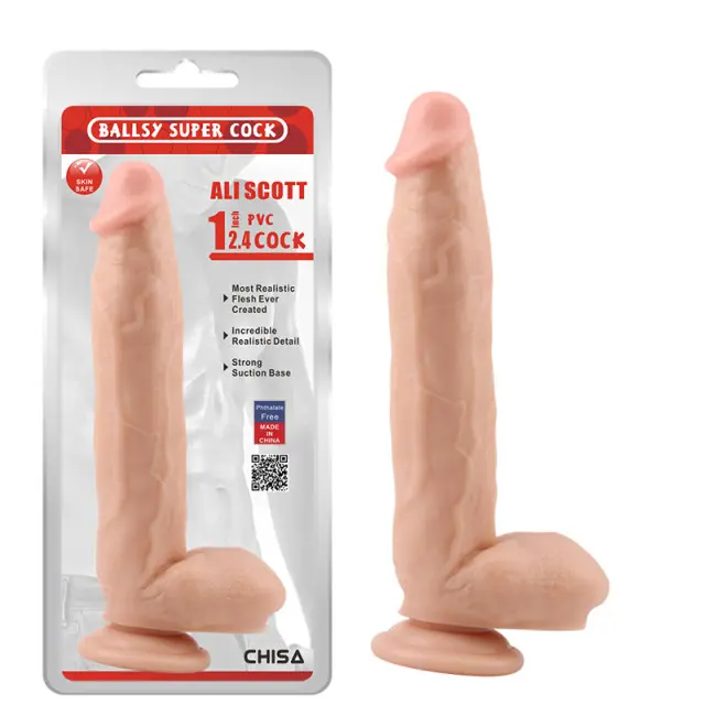 ALI SCOTT Veliki dildo, Boja kože, 31.5 cm