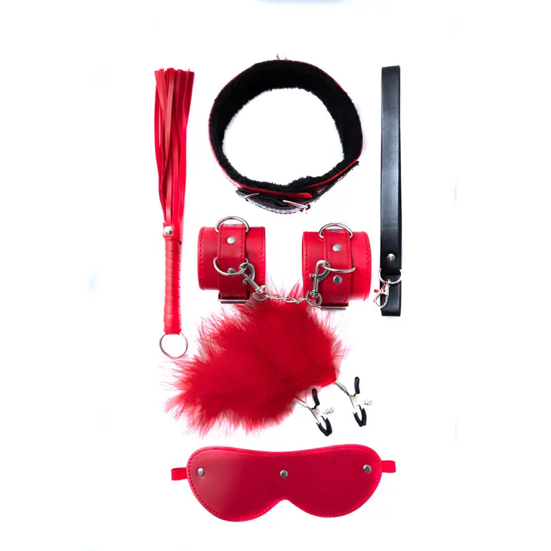 Fantasy Toys Play with me BDSM Set, Crveno-crni