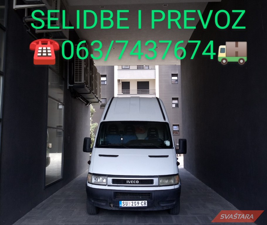 SELIDBE 063/7437674 KOMBI PREVOZ SUBOTICA