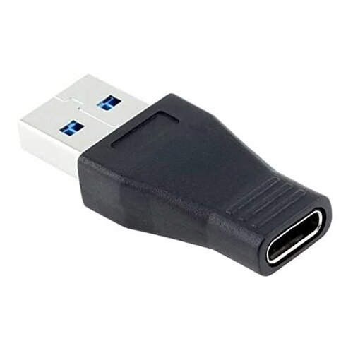 Adapter USB muški na type C ženski crni