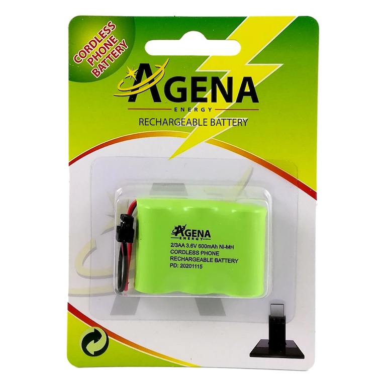 AGENA Energy P201 3.6V 600mAh NI-MH punjiva baterija