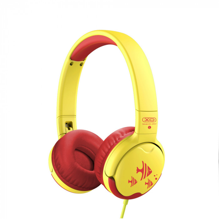 Slušalice Dečije Study XO EP47 Crveno žuta