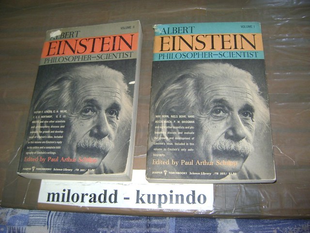 Albert Einstein philosopher scientist volume I i II