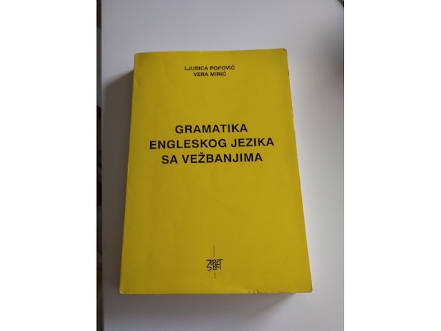 Gramatika engleskog jezika - Popović, Miric