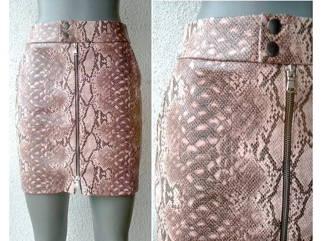 suknja mini eko zmijska koža S SHOOTER