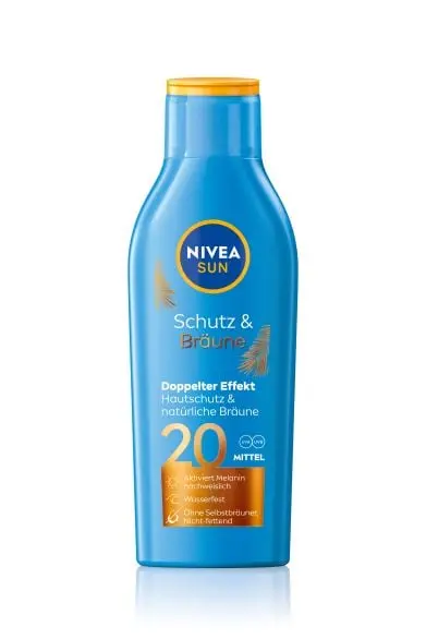 NIVEA SUN Protect & bronze Losion za zaštitu od sunca, SPF 20, 200 ml