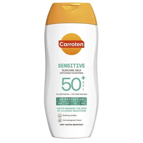 Carroten Mleko za zaštitu od sunca Sensitive, SPF50+, 200ml