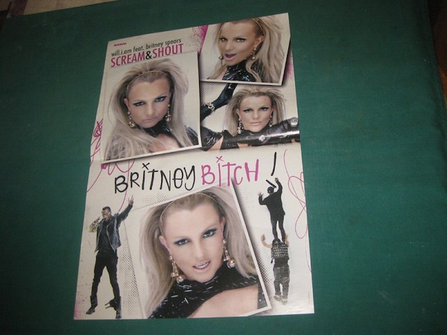 Poster (dvostrani) Britney Spears, Paramore, Bridgit Me