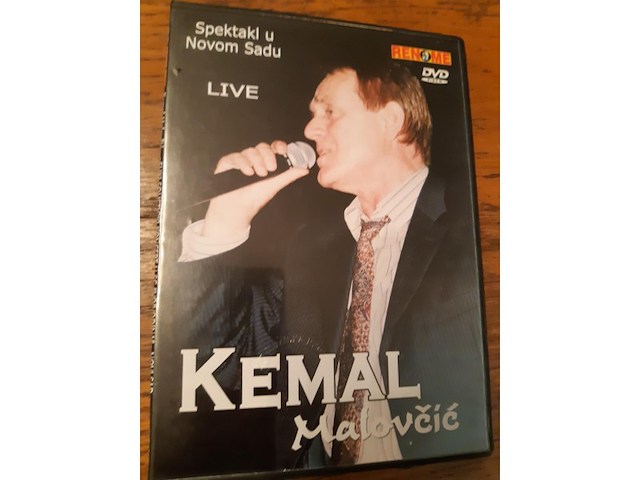 DVD-KEMAL MALOVČIĆ-UŽIVO-KONCERT U NOVOM SADU-ORIGINAL