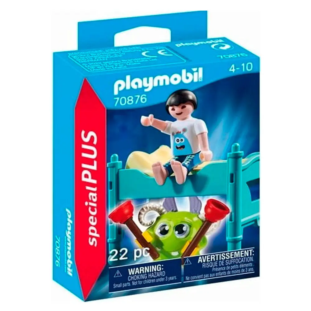 PLAYMOBIL Set sa figurom dečaka i čudovišta