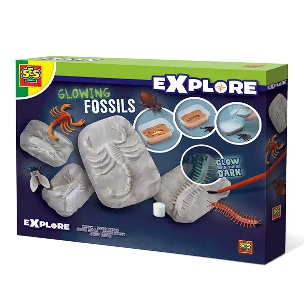 SES Creative Svetleći fosili Set za igru