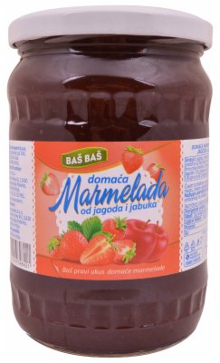 MARMELADA DOMACA JAGODA I JABUKA BAS BAS 700G
MARMELADA DOMACA JAGODA I JABUKA BAS BAS 700G