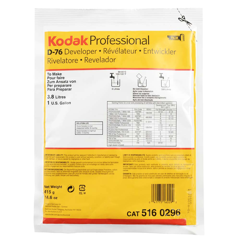 Kodak Professional D-76 Developer 3,8L