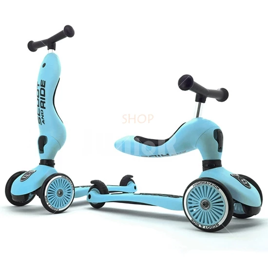 Scoot&Ride Trotinet 2u1 za decu Highwaykick 1 Blueberry