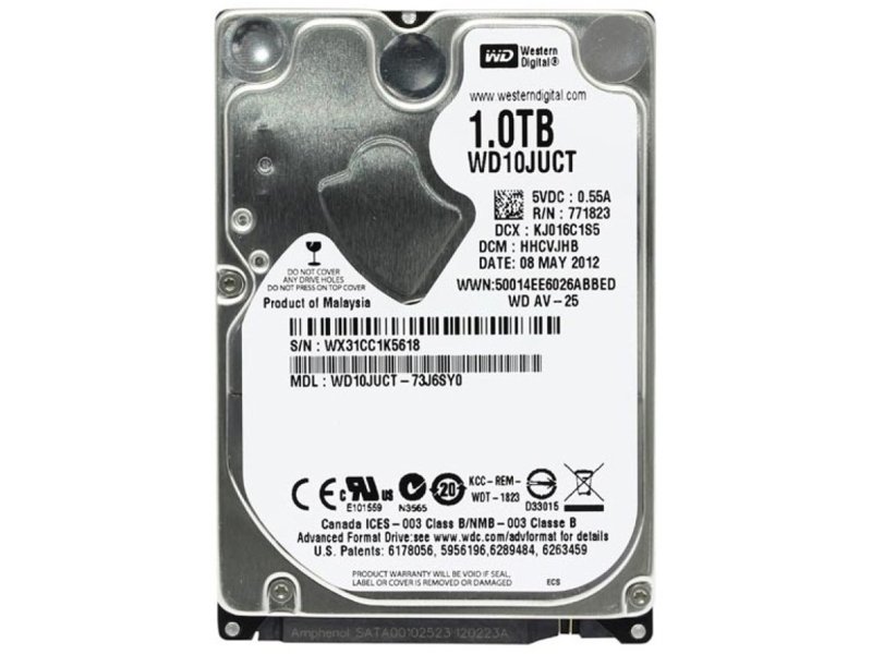 WD HDD 2.5 ** 1TB WD10JUCT16MB 5400RPM SATA 9,5MM