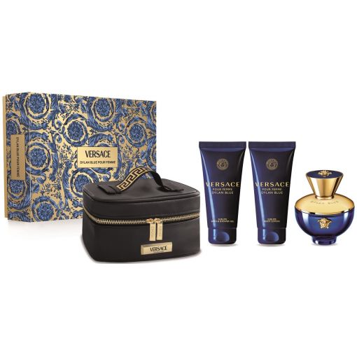 Versace Set Dylan Blue Pour Femme W edp 100ml + 100ml BL + 100ml SG + Bag