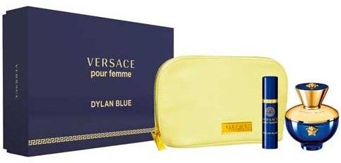 Versace Set Dylan Blue Pour Femme W edp100ml + mini edp + pouch