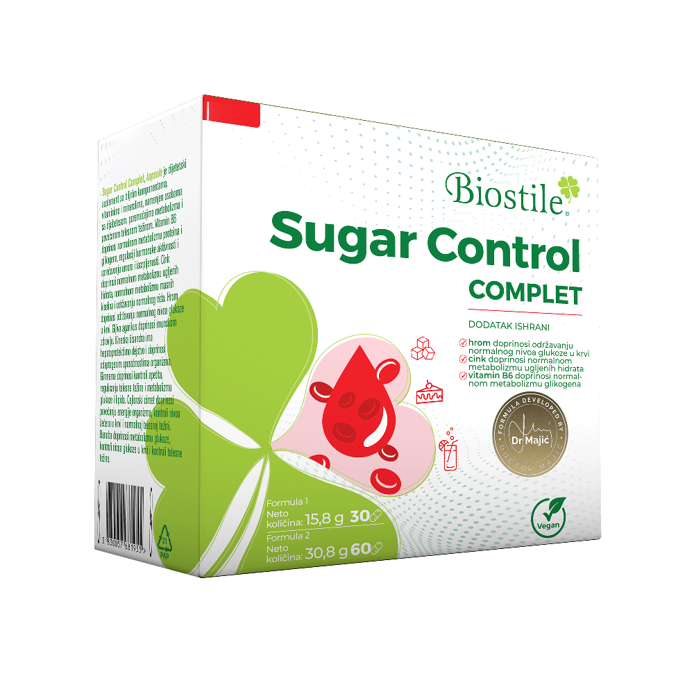 Sugar Control + POKLON Vitamin C sa kvercetinom (30kps)