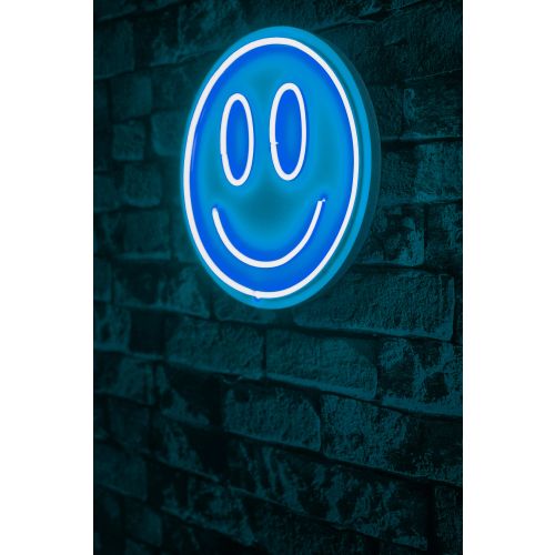 Wallity Smiley - Plava dekorativna plastična LED rasveta