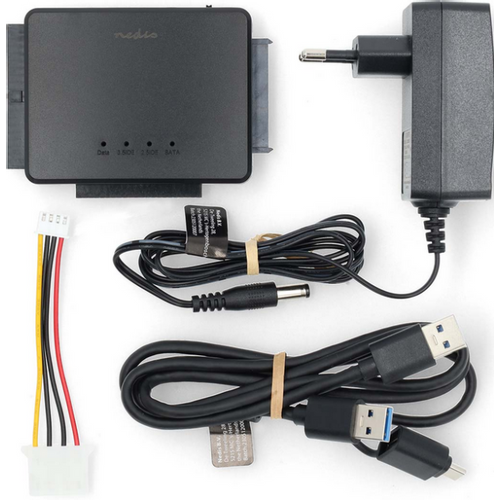 HDADIS110BK USB3.2 za 2.5-3.5 HDD, IDE + SATA Adapter
