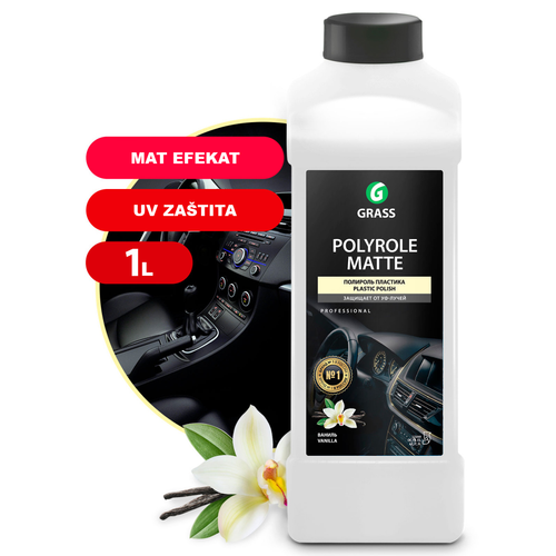 Grass POLYROLE MATTE VANILLA - Sredstvo za čišćenje i poliranje kontrolne table - 1L