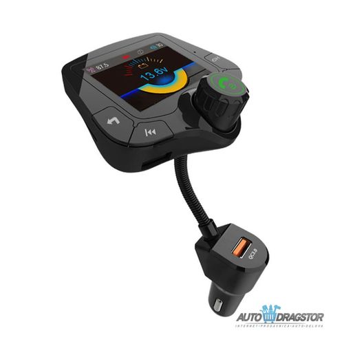 FM PREDAJNIK (TRANSMITER), 2 USB ULAZA,PUNJAČ ZA BRZO PUNJENJE, BLUETOOTH 5.0,MP3/WMA/WAV