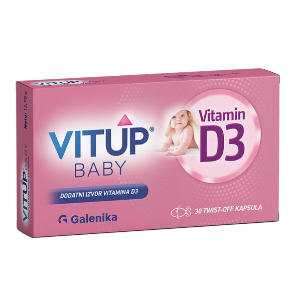 VitUp® baby D3 twist off kaps. 30kom
