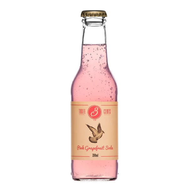 Soda Three Cents Pink Grapefruit 0,2l