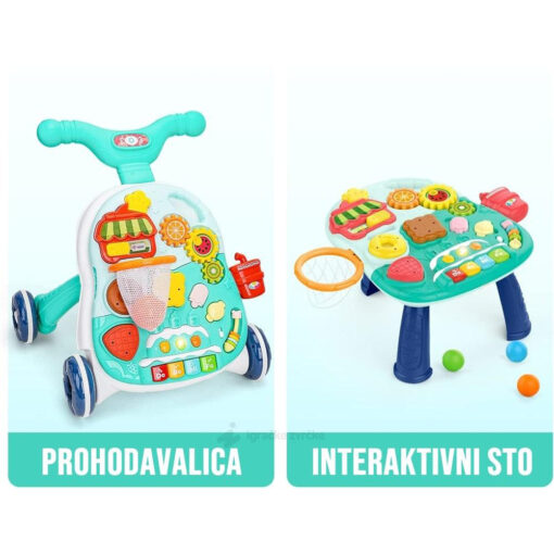 Hodalica za bebe 2u1 – Prohodavalica i Interaktivni stočić 506562