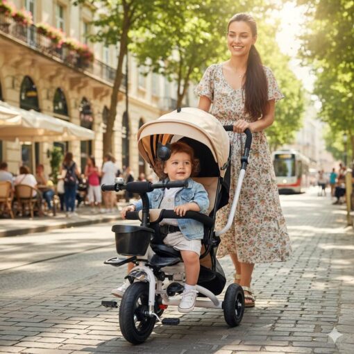 Tricikl Relax sa gumenim točkovima i ležećim položajem 413