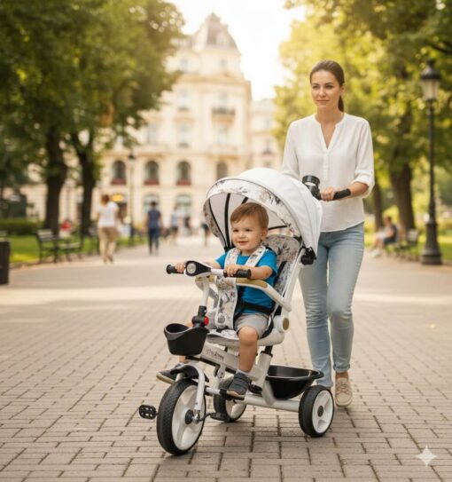 Tricikl sa roto sedištem i podesivim naslonom 4001