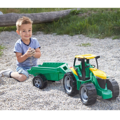 Veliki dečiji traktor sa prikolicom 811304