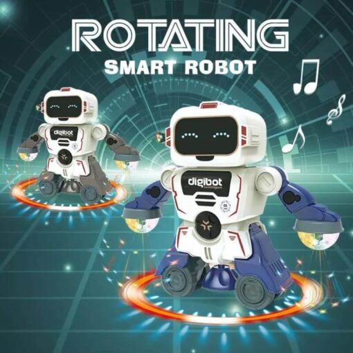 Rotirajući robot sa svetlom i zvukom