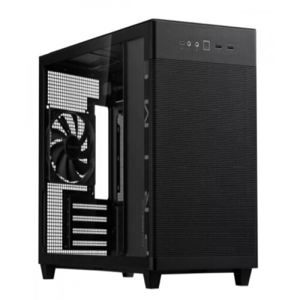 Asus Kućište AP201 PRIME Tempered Glass Small Tower Micro ATX Mini ITX bez napajanja crna (AP201 PRIME TG)