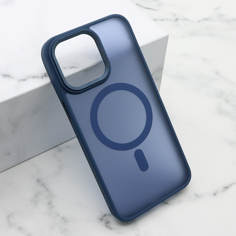 Futrola SILKY MAGSAFE II za iPhone 15 Pro Max (6.7) plava
