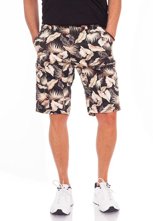JET LAG 22 780 BERMUDE BLACK FLOWER