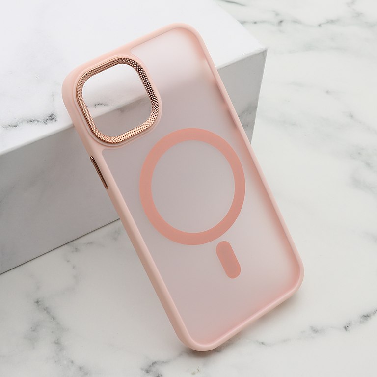 Futrola SILKY MAGSAFE II za Iphone 12/12 Pro (6.1) roze