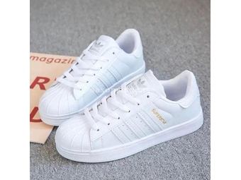 Adidas superstar patike bele