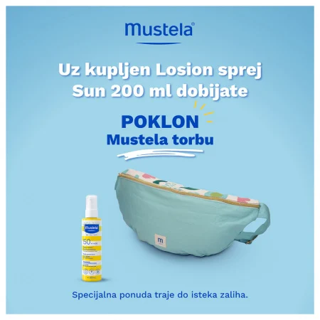 Mustela Sprej za sunčanje 200ml + POKLON TORBA