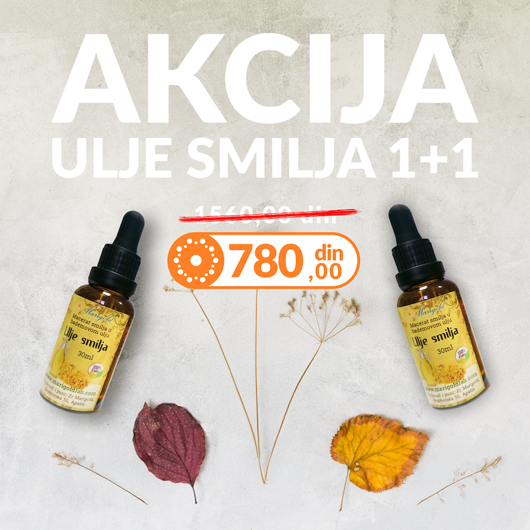 Ulje smilja 1+1 GRATIS