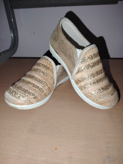 Decije zlatne espadrile