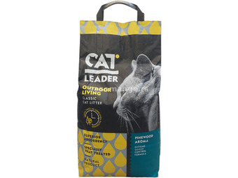 Cat leader posip za mačke - Clumping Outdoor Pinewood 5kg