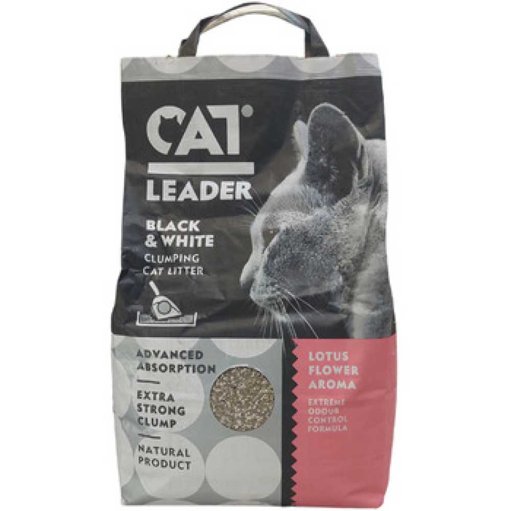 Cat leader posip za mačke - Clumping Black&White Lotus floweer 5kg