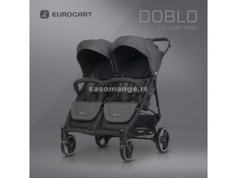 EUROCART Kolica za blizance Doblo Iron