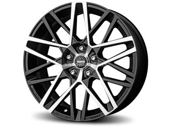 Alu felna 18X8.0 5/108 ET40 72.3 Momo Avenger Matt Black Polished