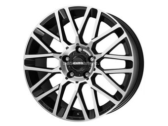 Alu felna 17X8.0 5/108 ET42 72.3 Momo Revenge Evo Matt Black Polished