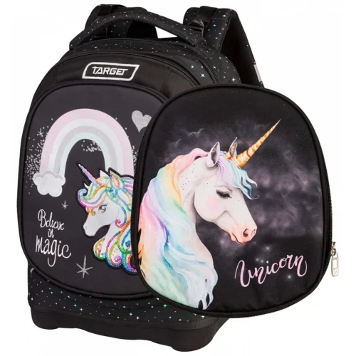 Ranac školski anatomski Target sa 2 lica Rainbow unicorn 28044